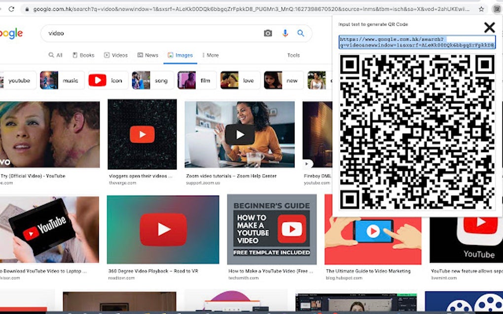 Easy QR Code para Google Chrome - Extensión Descargar