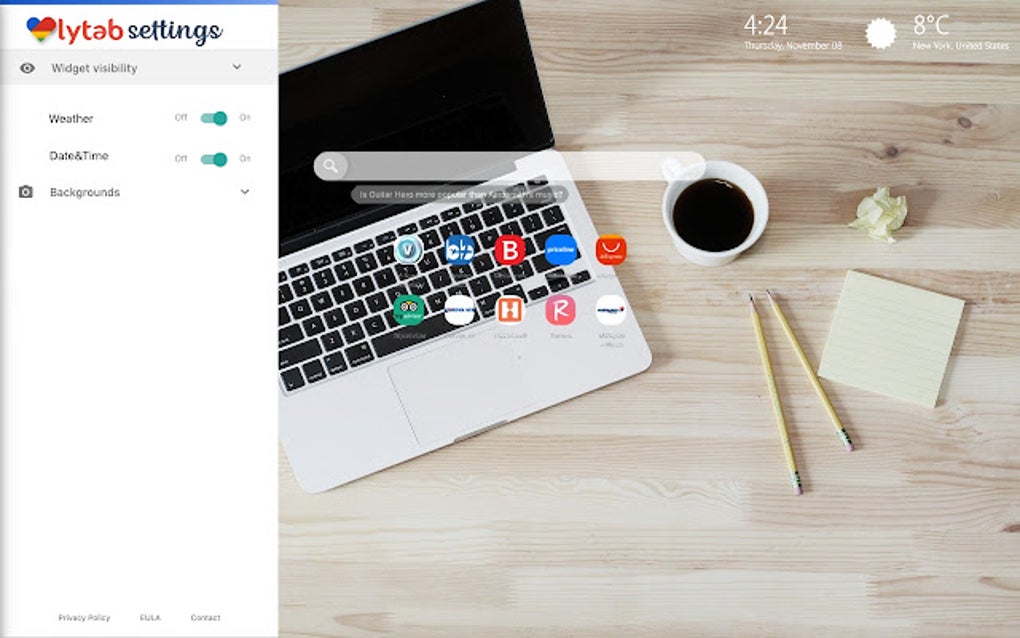 Minimalism Themes New Tab for Google Chrome - Extension Download