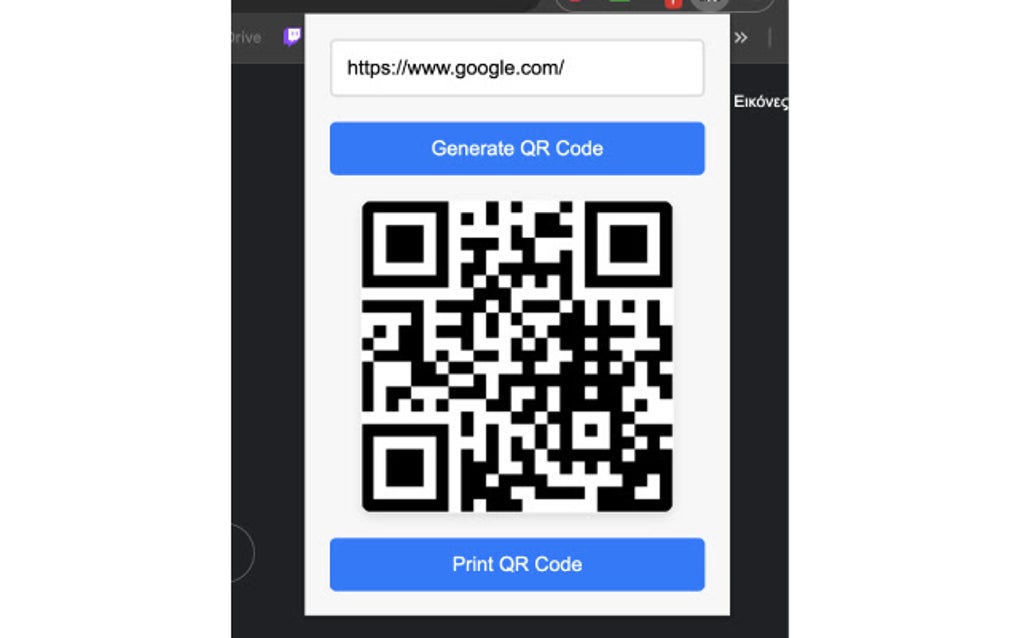 Simple QR Code Generator per Google Chrome - Estensione Download
