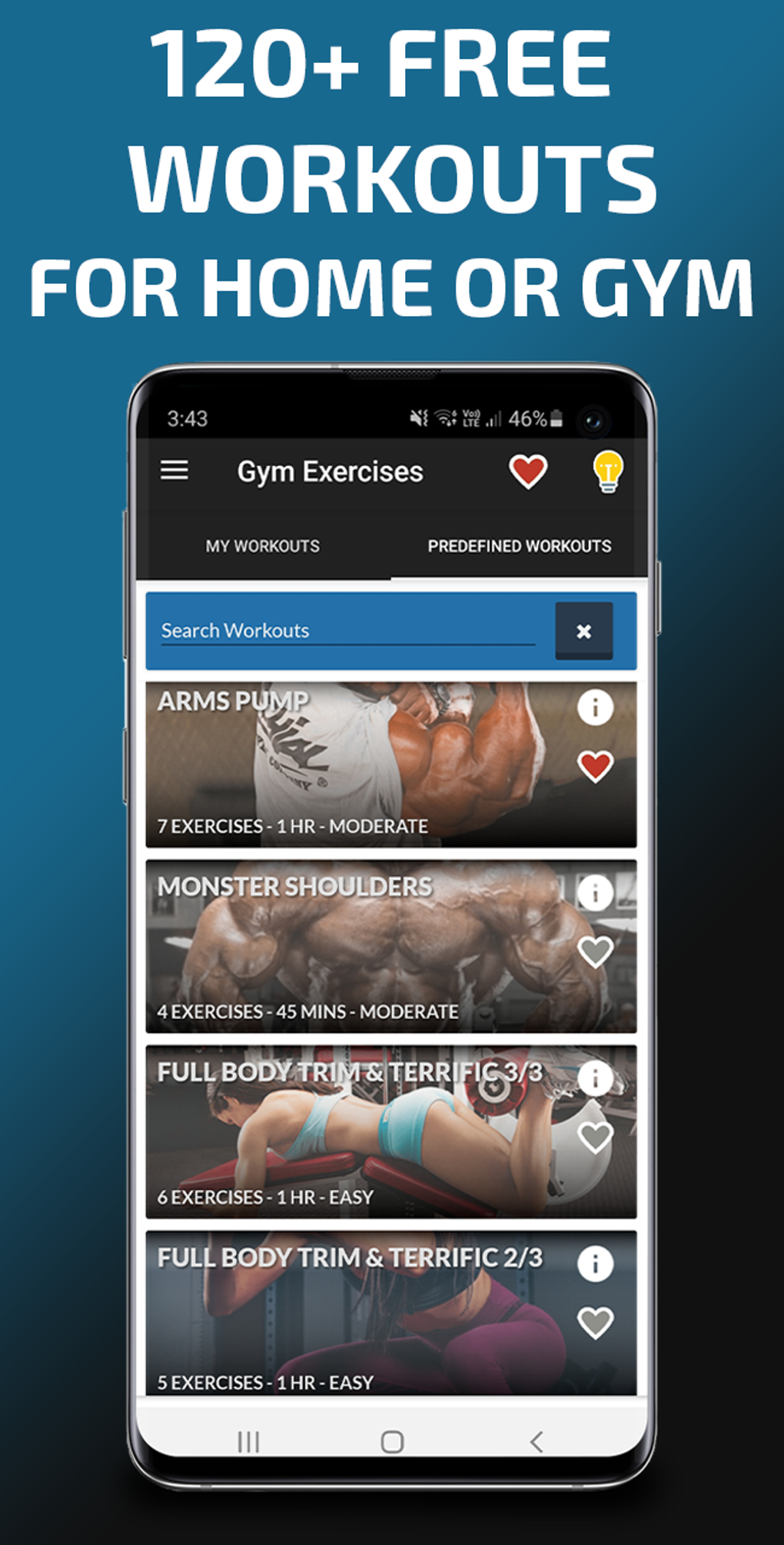Gym Exercises Workouts APK para Android - Descargar