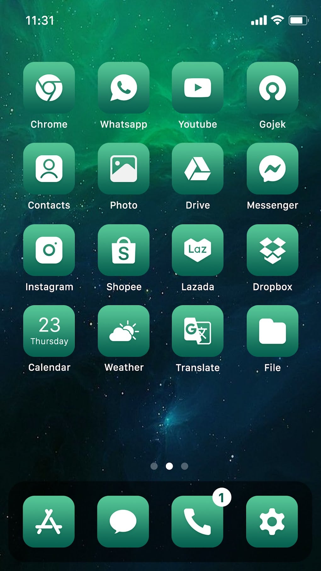 Wow Green Theme Full HD Theme for Android - Download