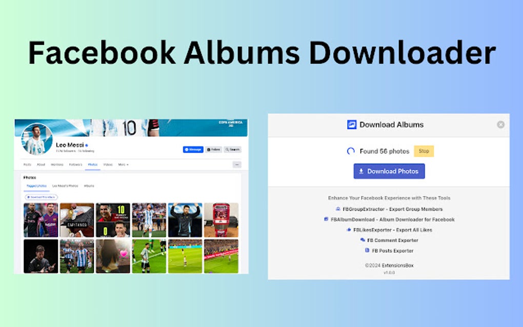 Facebook Album Downloader - album downloader for facebook Google Chrome ...