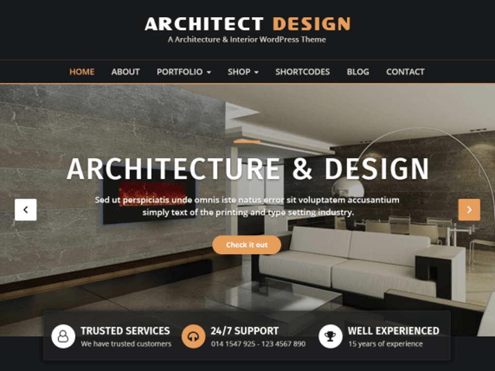 Architect Design per WordPress - Download