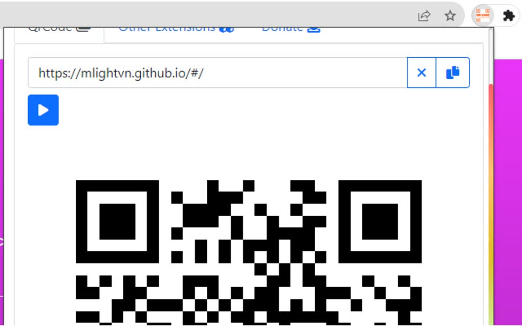 QrCode Generator pour Google Chrome - Extension Télécharger