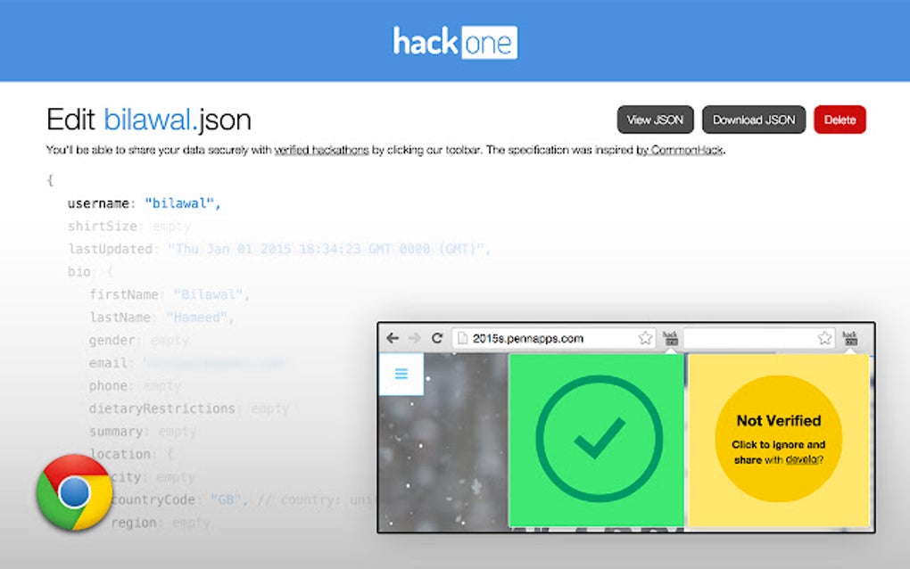 HackOne for Google Chrome - Extension Download