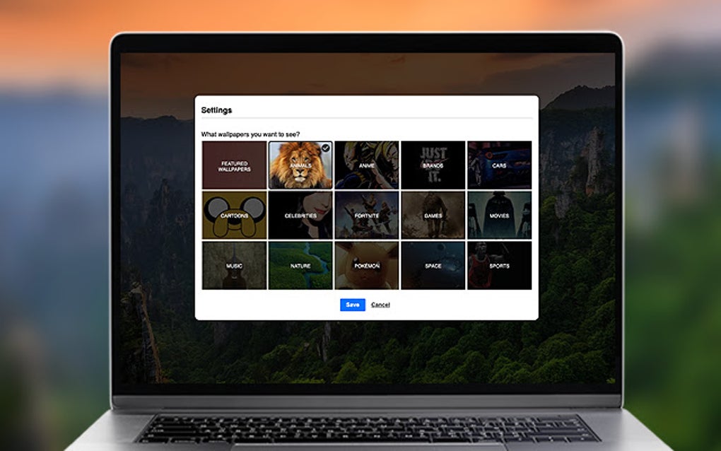 Wallpapers new tab extension by WallpaperCave for Google Chrome ...