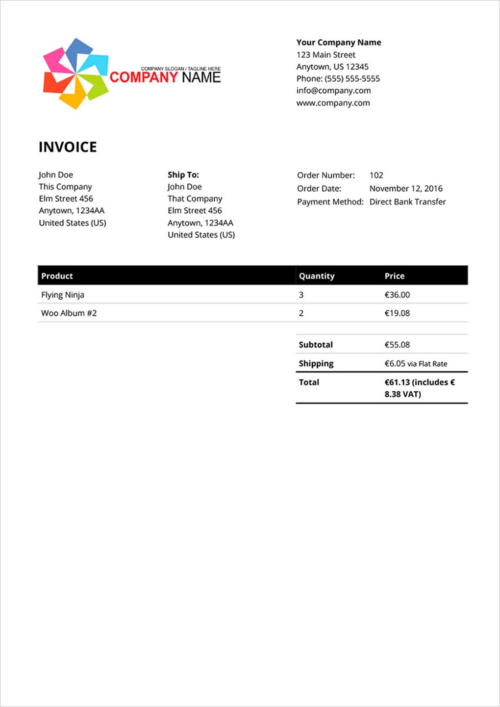 PDF Invoices amp Packing Slips for WooCommerce para WordPress - Descargar