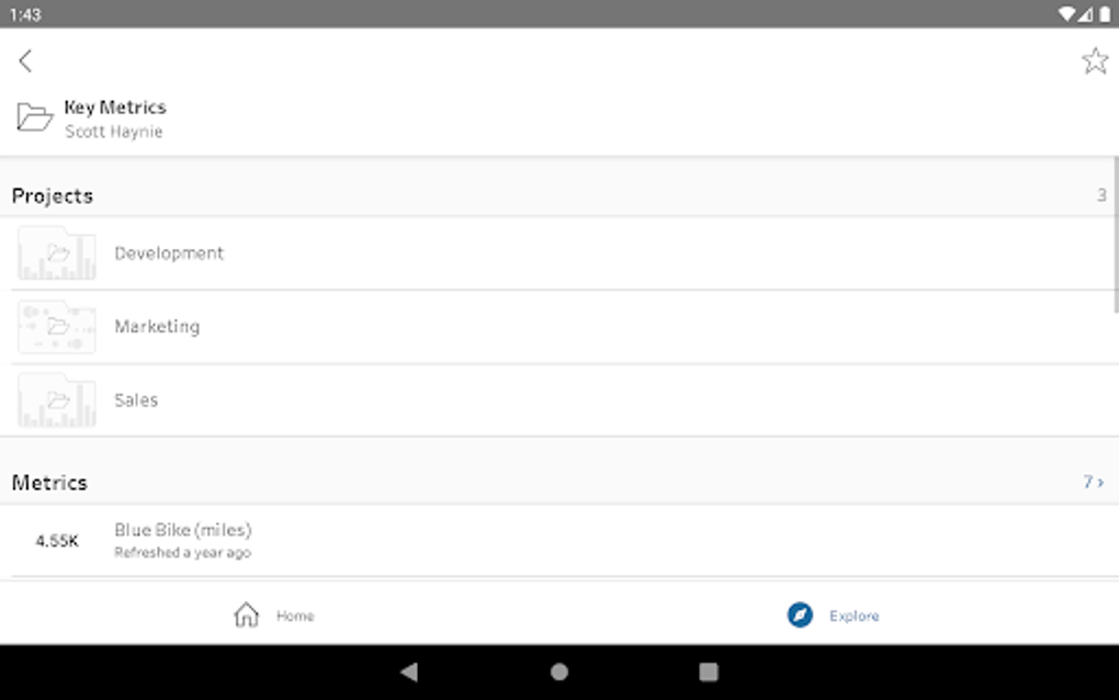 Tableau Mobile para Android - Descargar