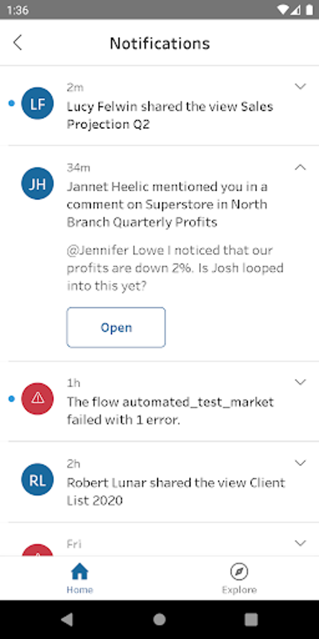 Tableau Mobile para Android - Descargar
