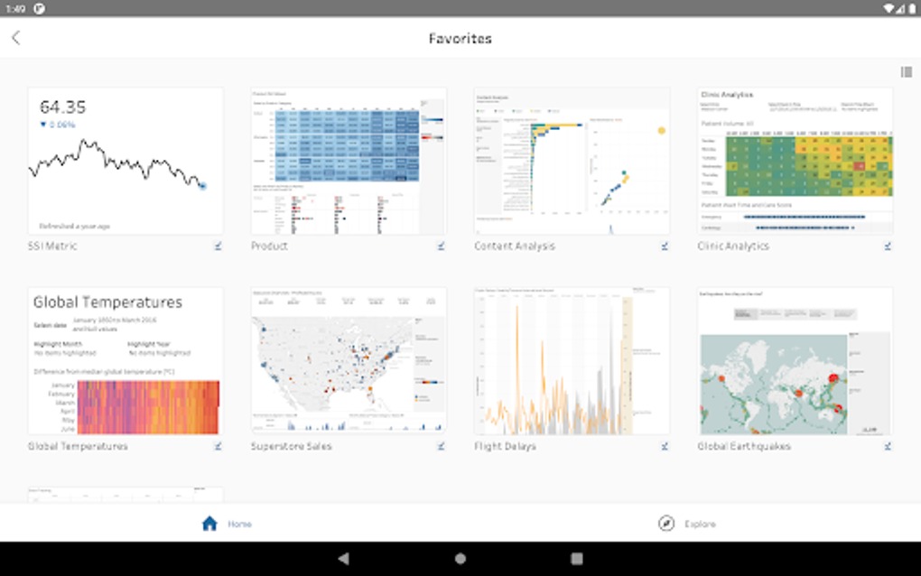Tableau Mobile para Android - Descargar