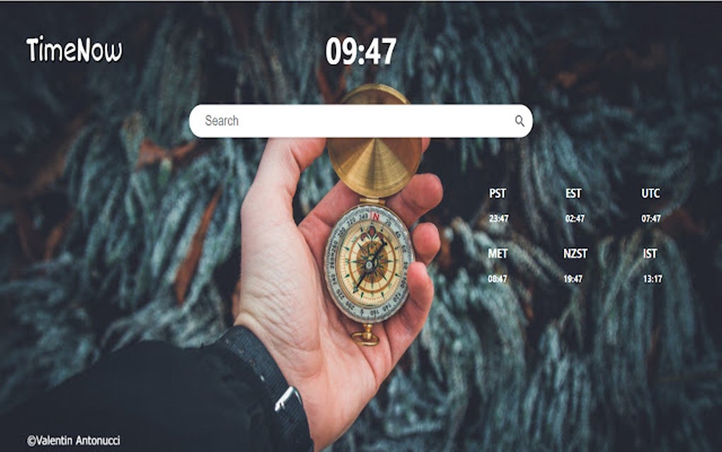 TimeNow for Google Chrome - Extension Download