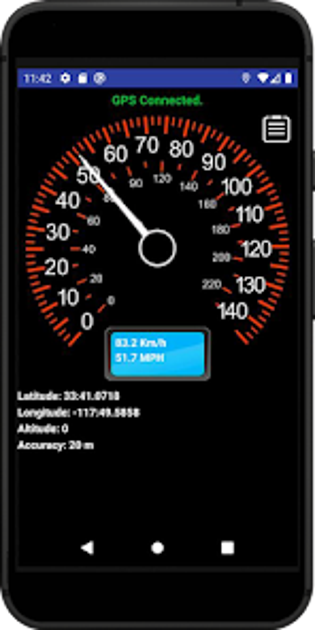 Speedometer para Android - Descargar