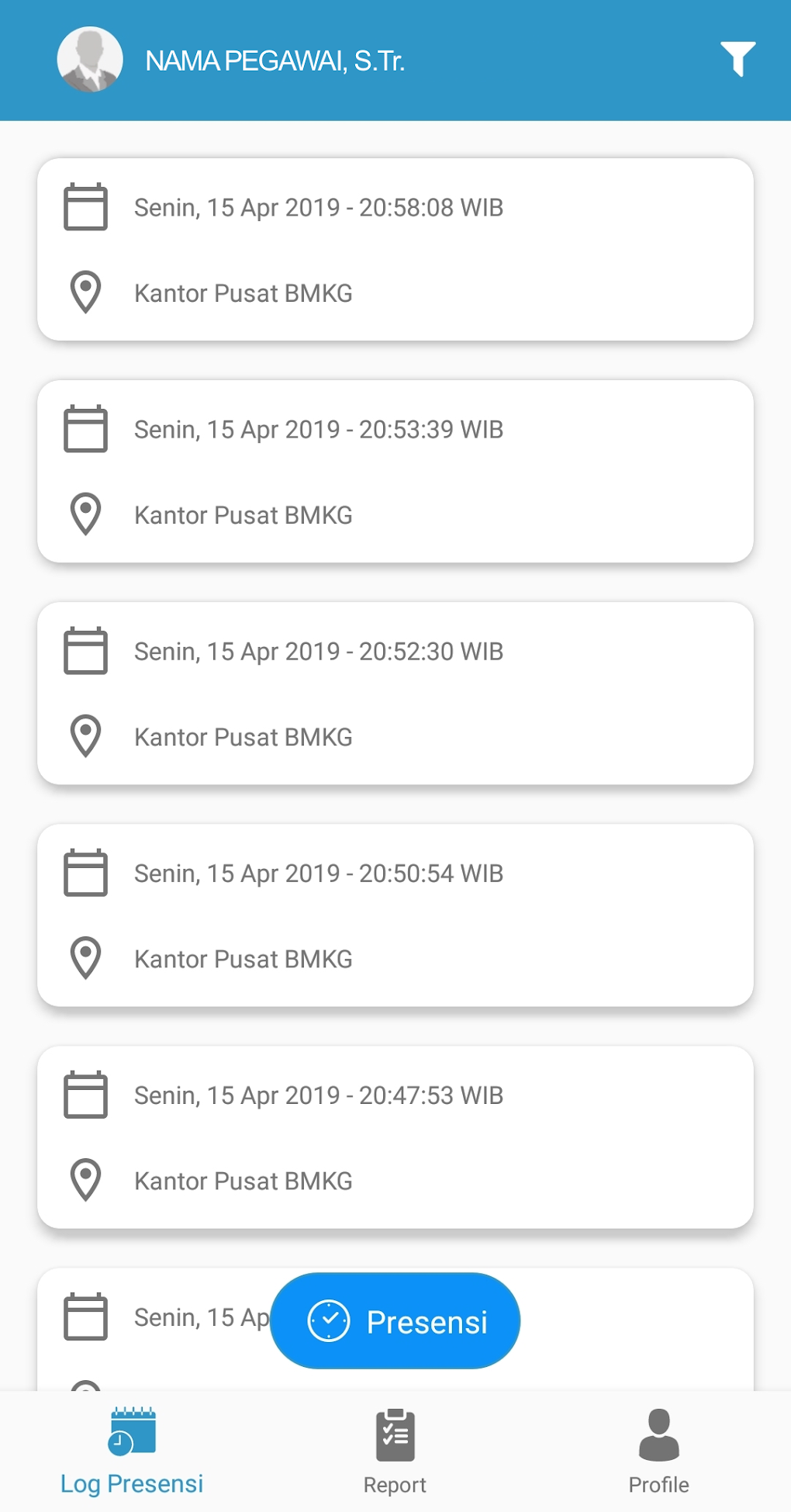 Presensi Mobile BMKG for Android - Download