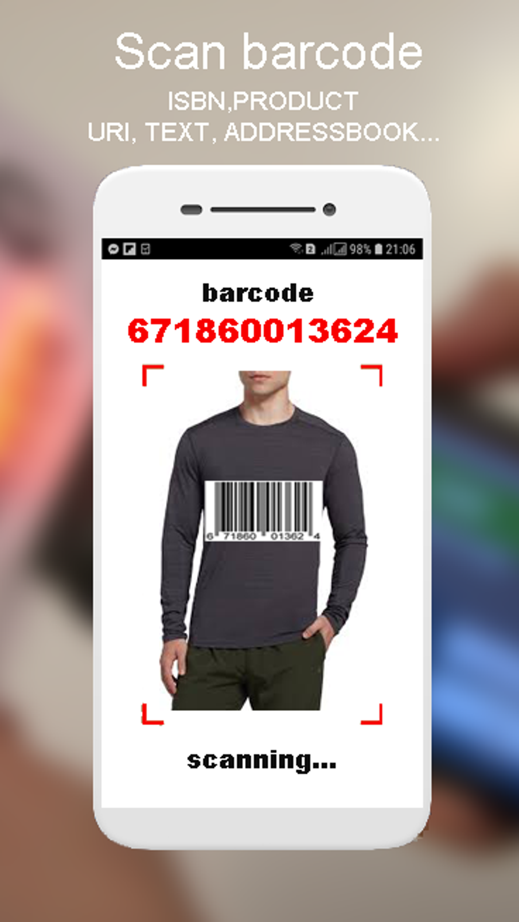 QR Scanner Barcode Generator para Android - Descargar