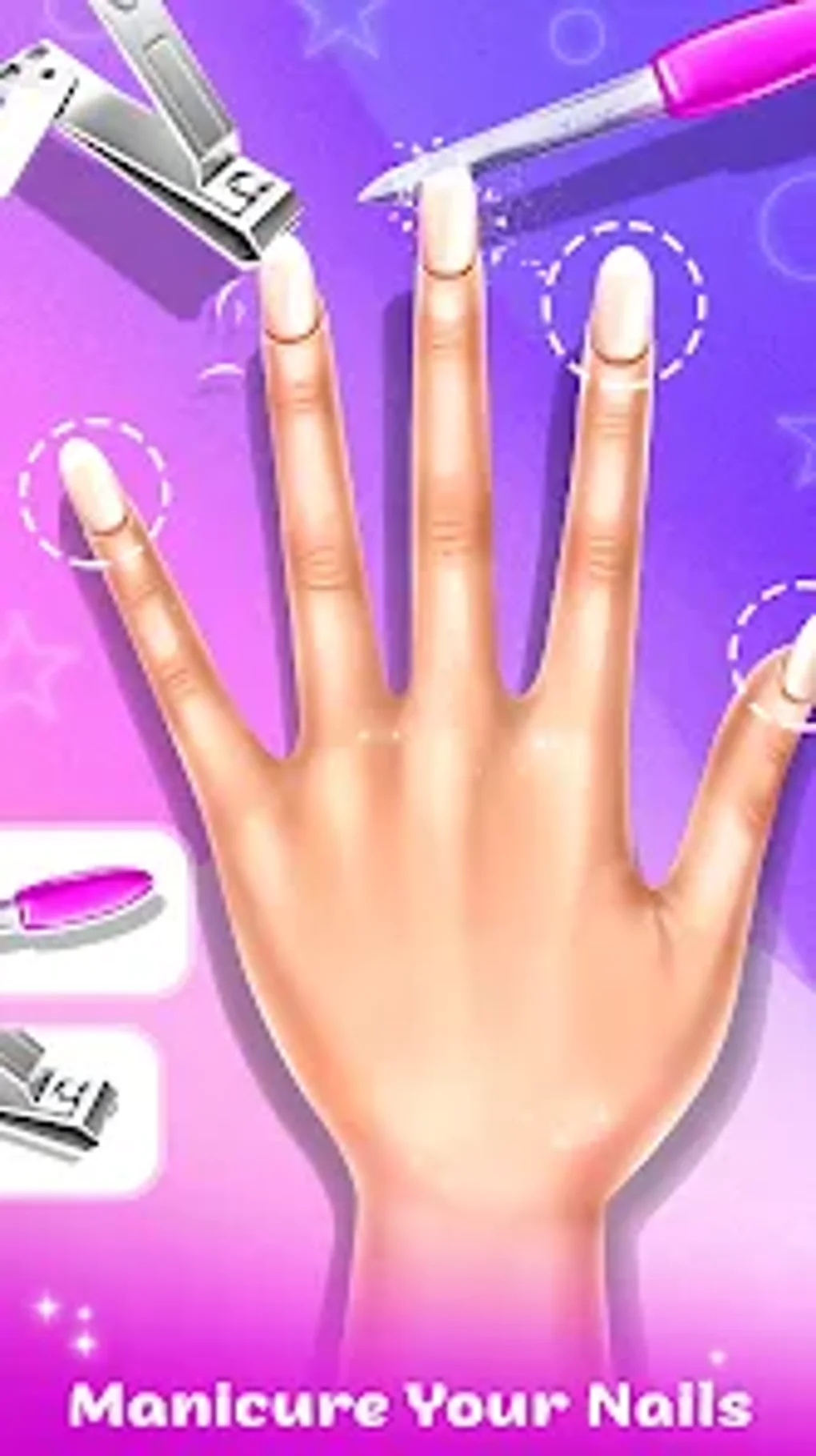 Nail Art Salon games for Girls para Android - Descargar