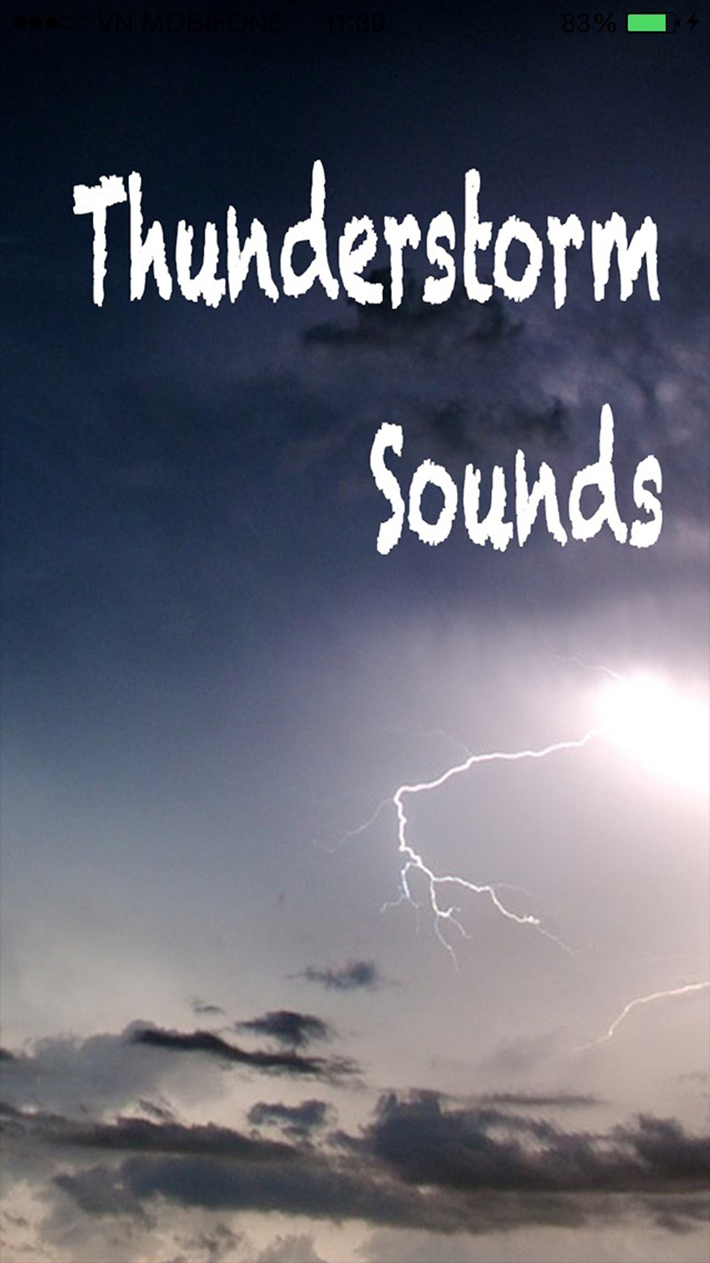 Thunderstorm Sounds Nature - Thunder Sounds Sleep para iPhone - Descargar