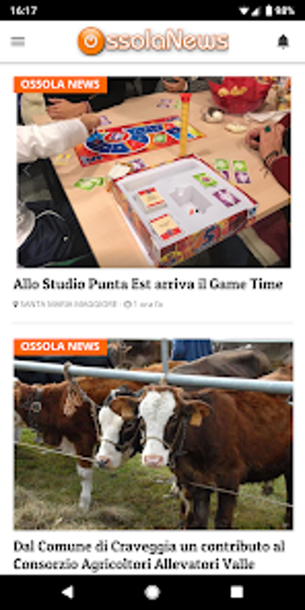 OssolaNews para Android - Descargar