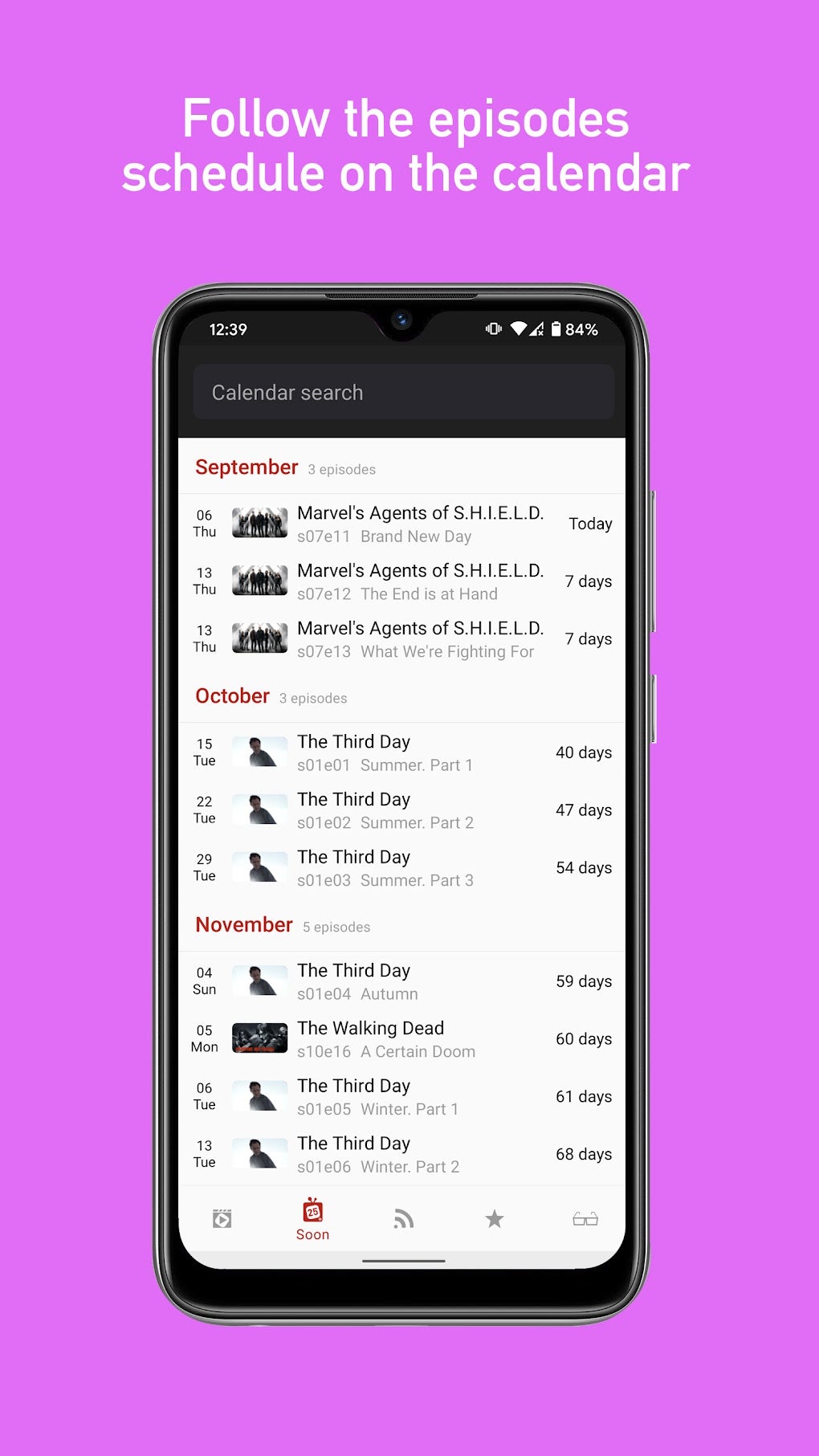 MyShows TV Shows tracker for Android - Download