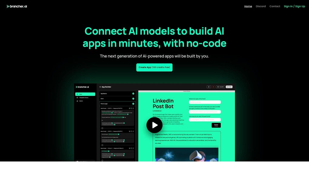 Brancher for AI Design: review, features & use cases