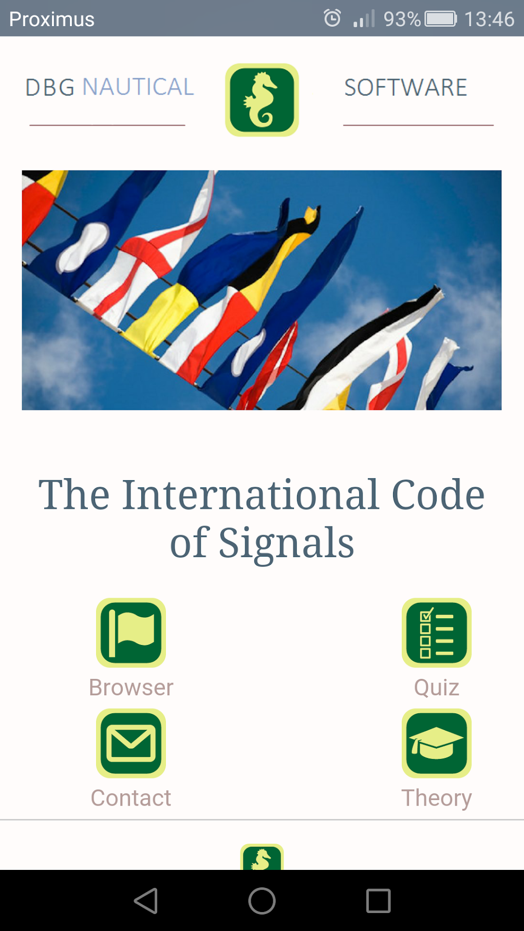 ICS flag trainer para Android - Descargar