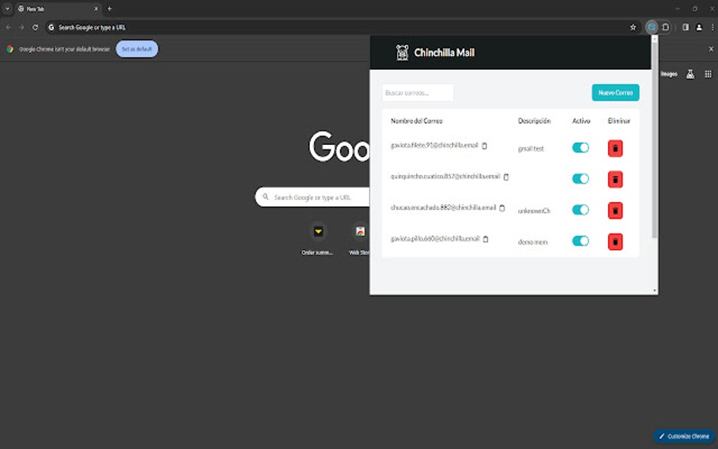 Chinchilla Mail for Google Chrome - Extension Download