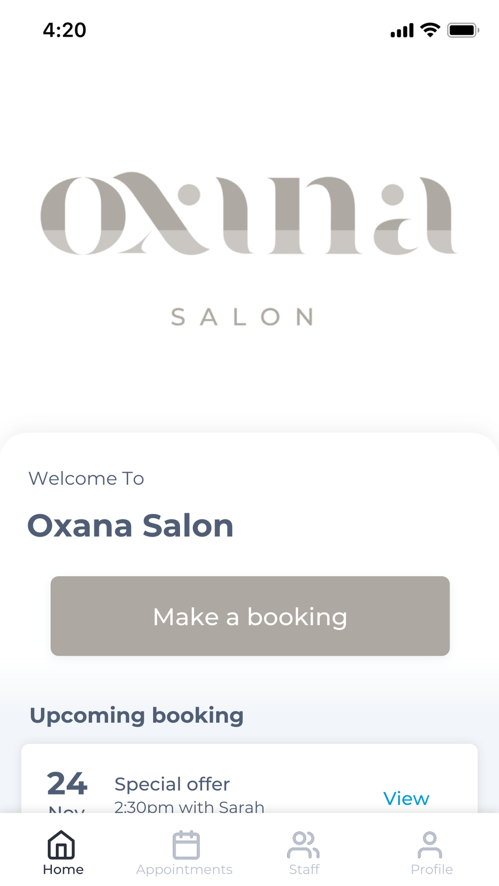 Oxana Salon for iPhone - Download
