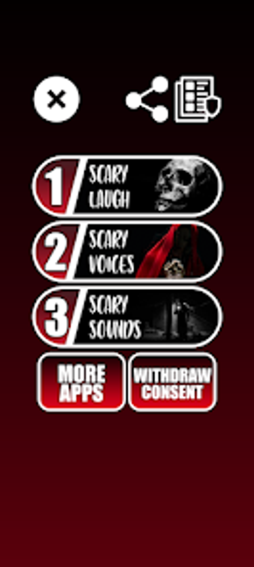 Scary sounds para Android - Descargar
