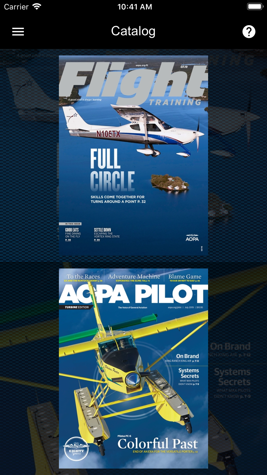 AOPA Mags for iPhone - Download