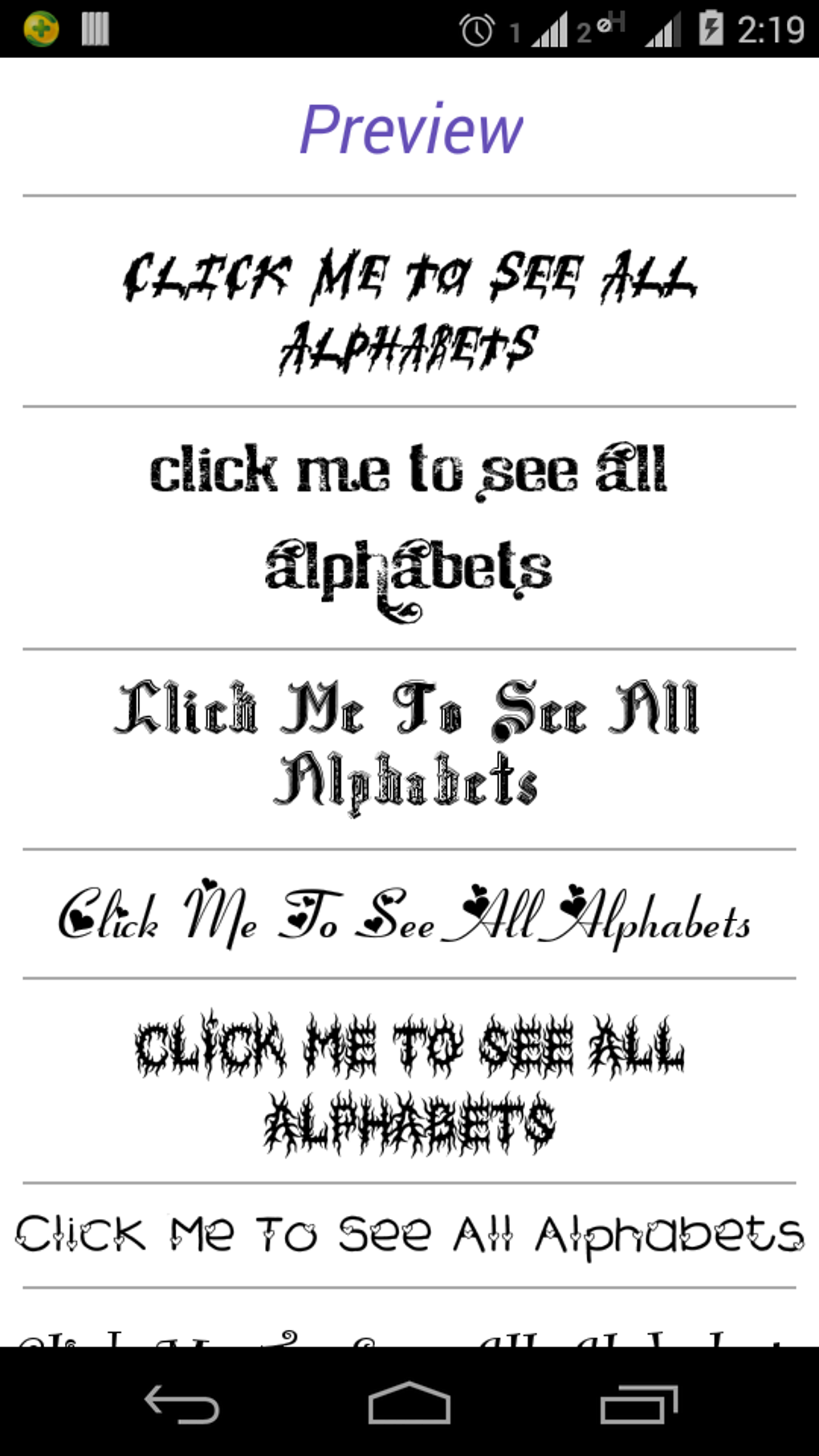 Font Styles APK For Android Download