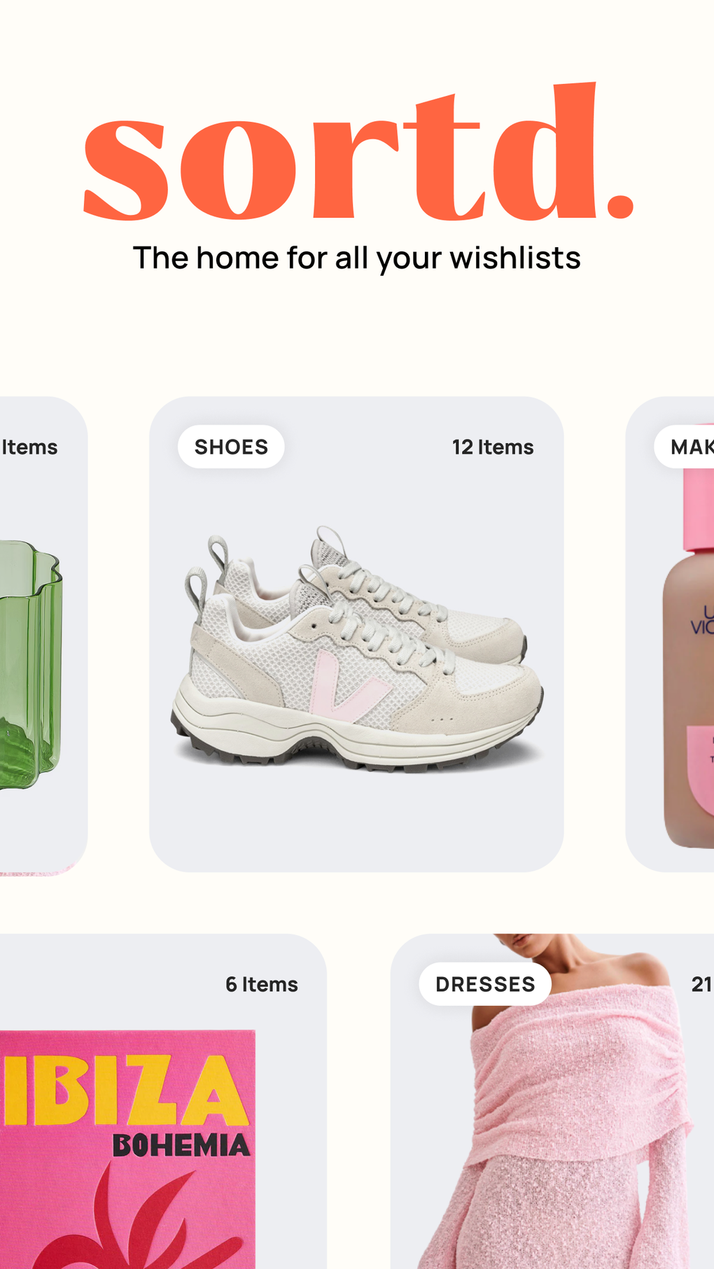 Sortd Shopping Wishlist App para iPhone - Descargar