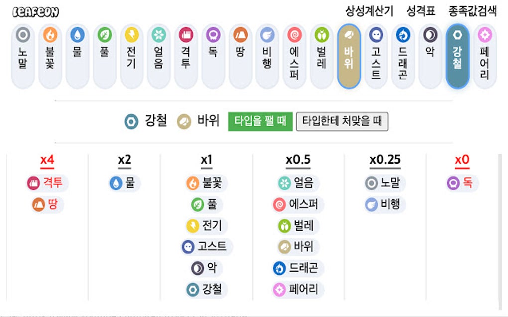 Poke Type Calc for Google Chrome - Extension Download
