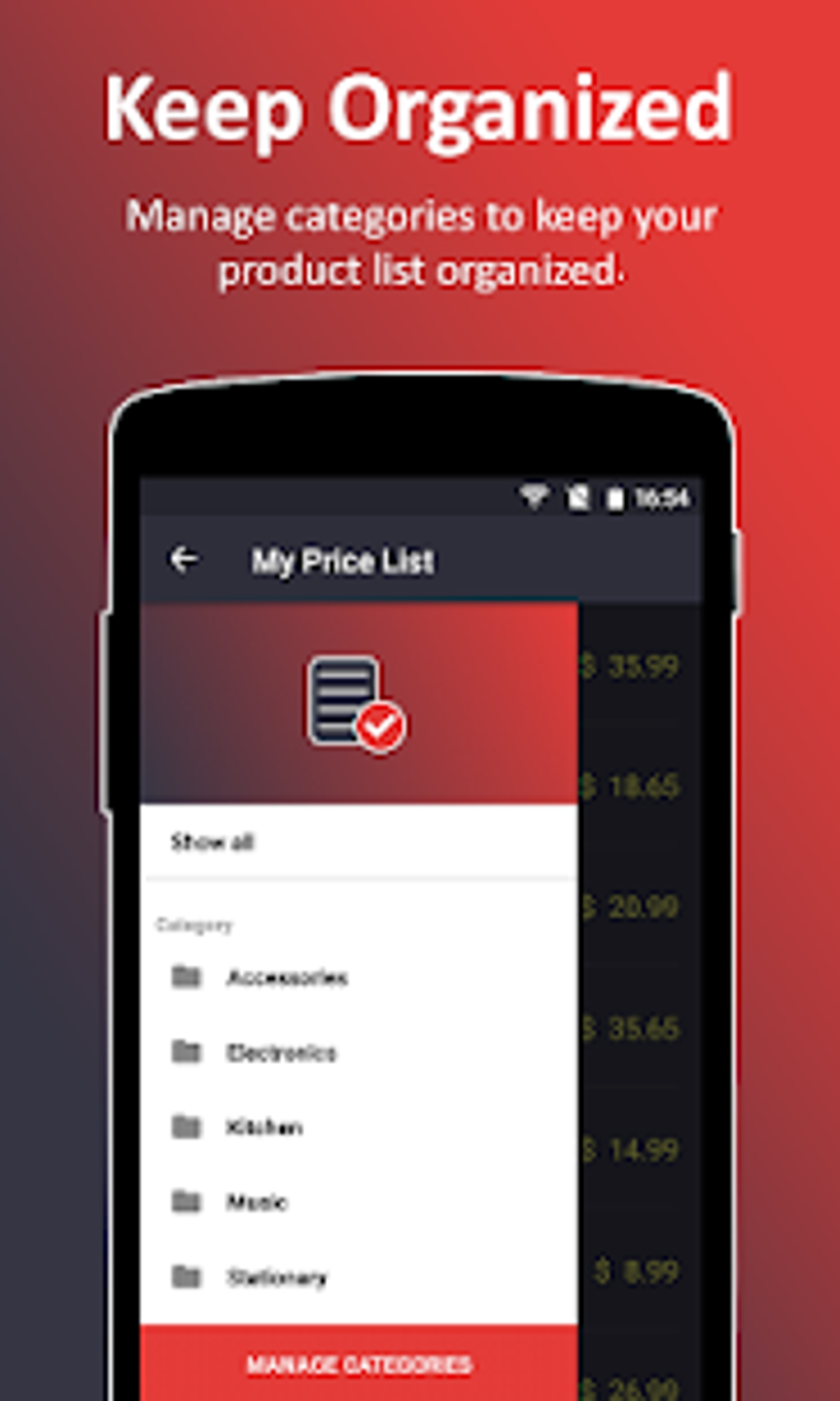 My Price List - Simple Easy APK para Android - Descargar