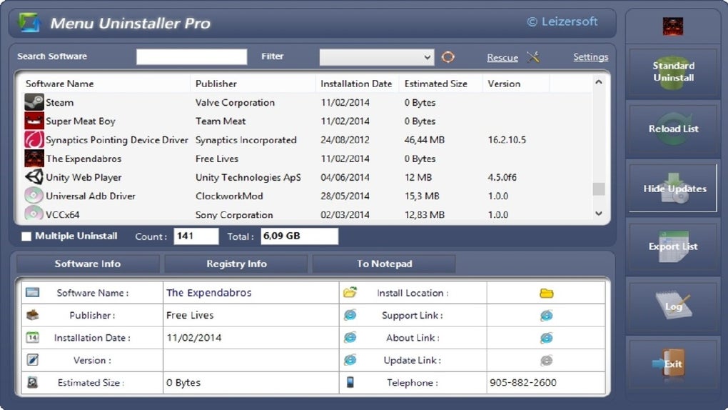 Menu Uninstaller Pro - Download