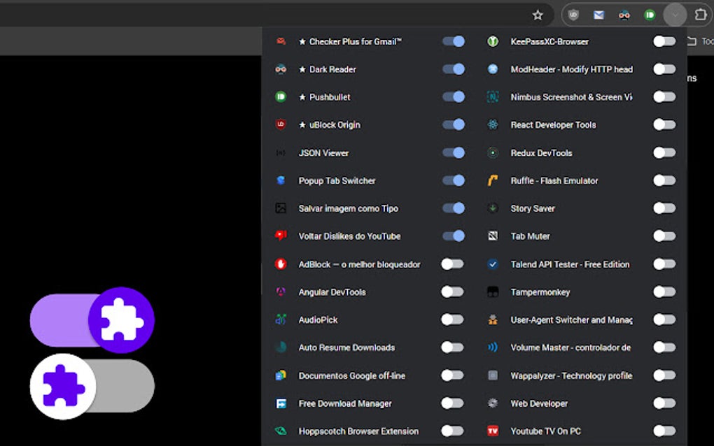 Extension Switcher for Google Chrome - Extension Download