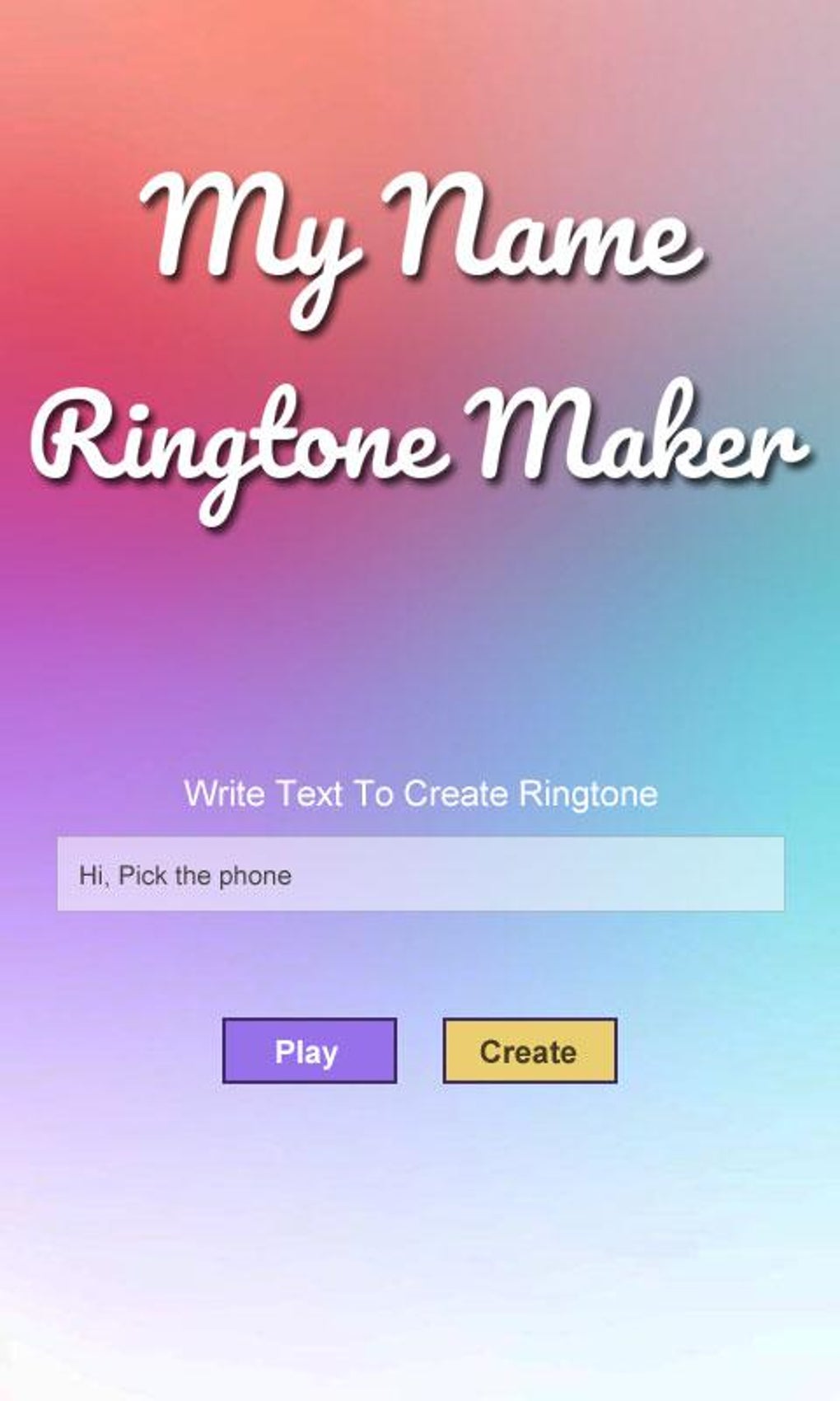 My Name Ringtone APK Android - ダウンロード