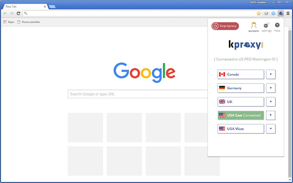 KProxy Extension for Google Chrome - Extension Download