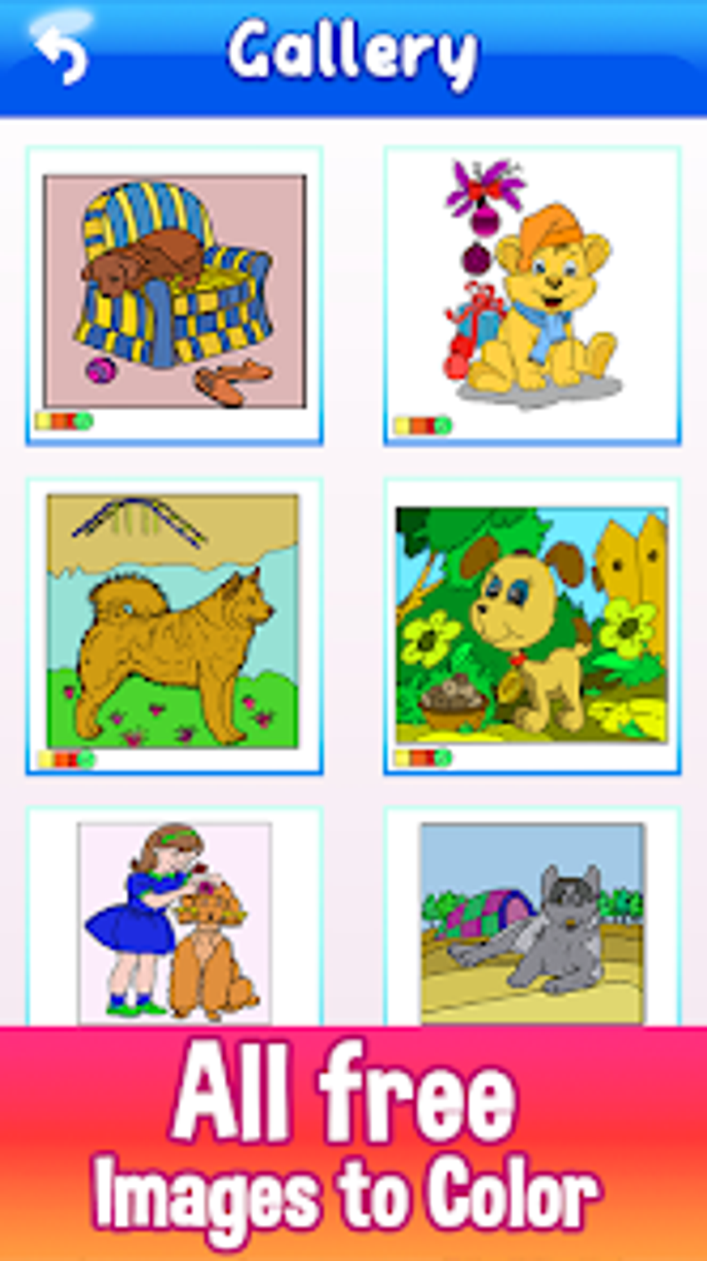 Dogs Color By Number For Android Download Dogs Color By Number For Android Download