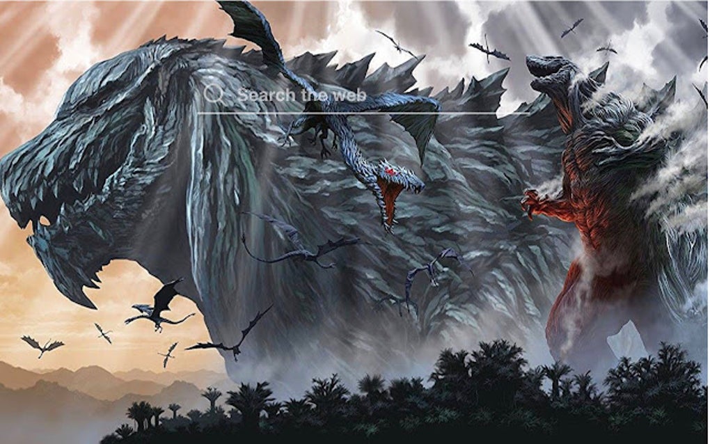 Godzilla Planet Eater Wallpaper Netflix Theme para Google Chrome ...
