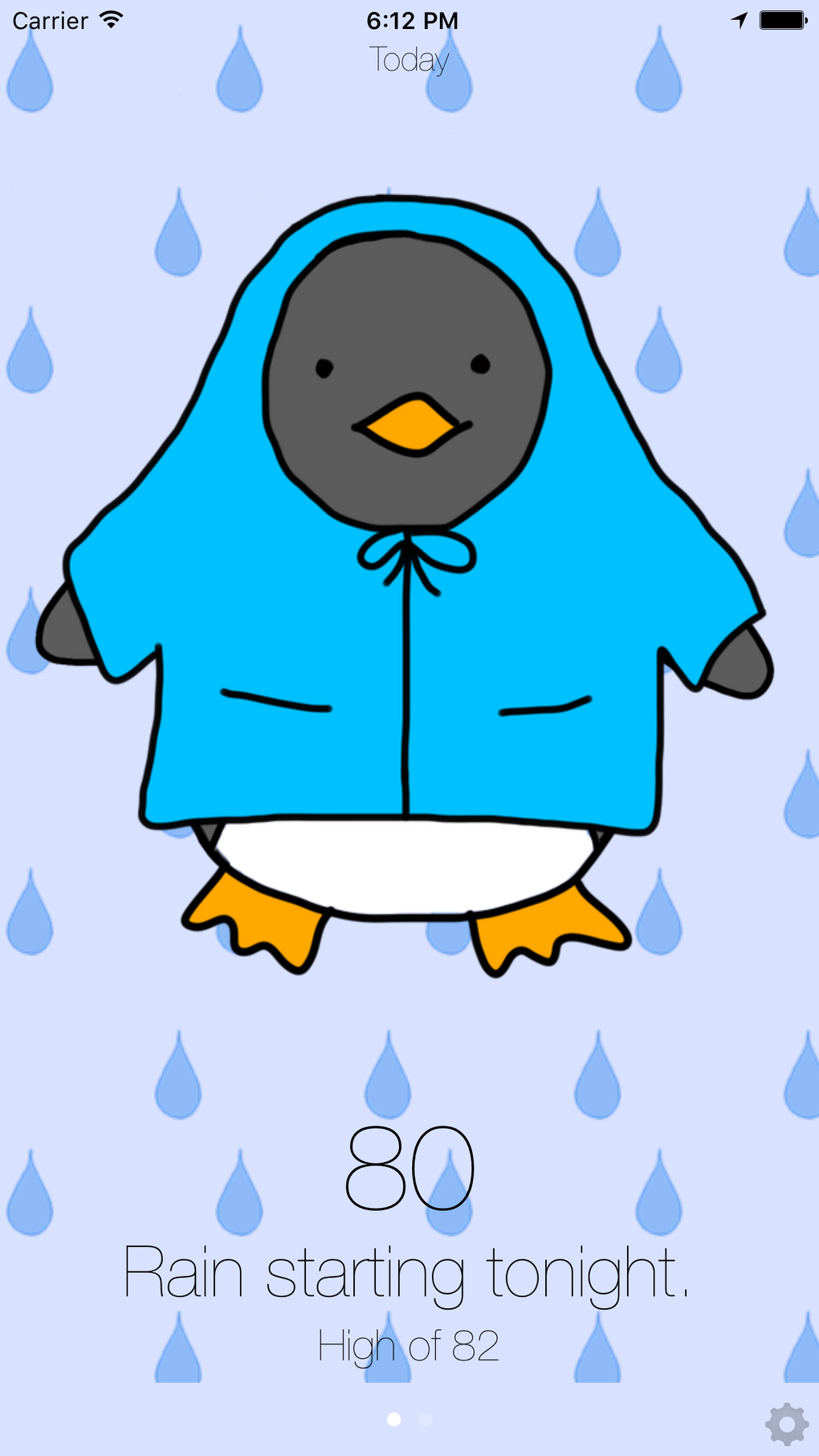 Weather Penguin para iPhone - Descargar