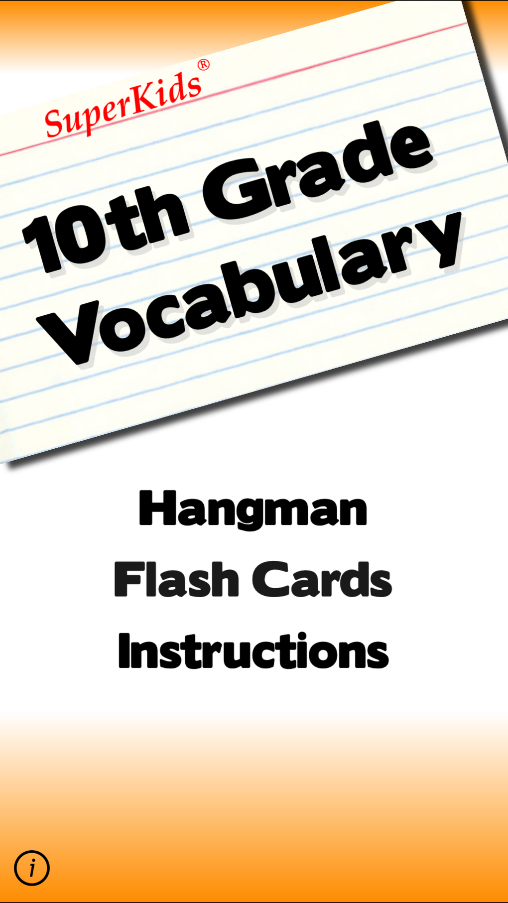10th Grade Vocabulary para iPhone - Descargar