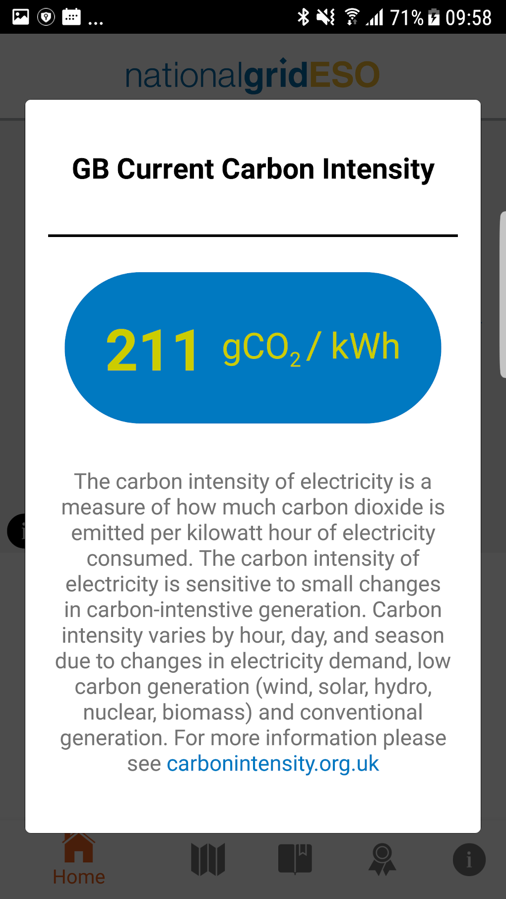 The National Grid ESO App for Android - Download