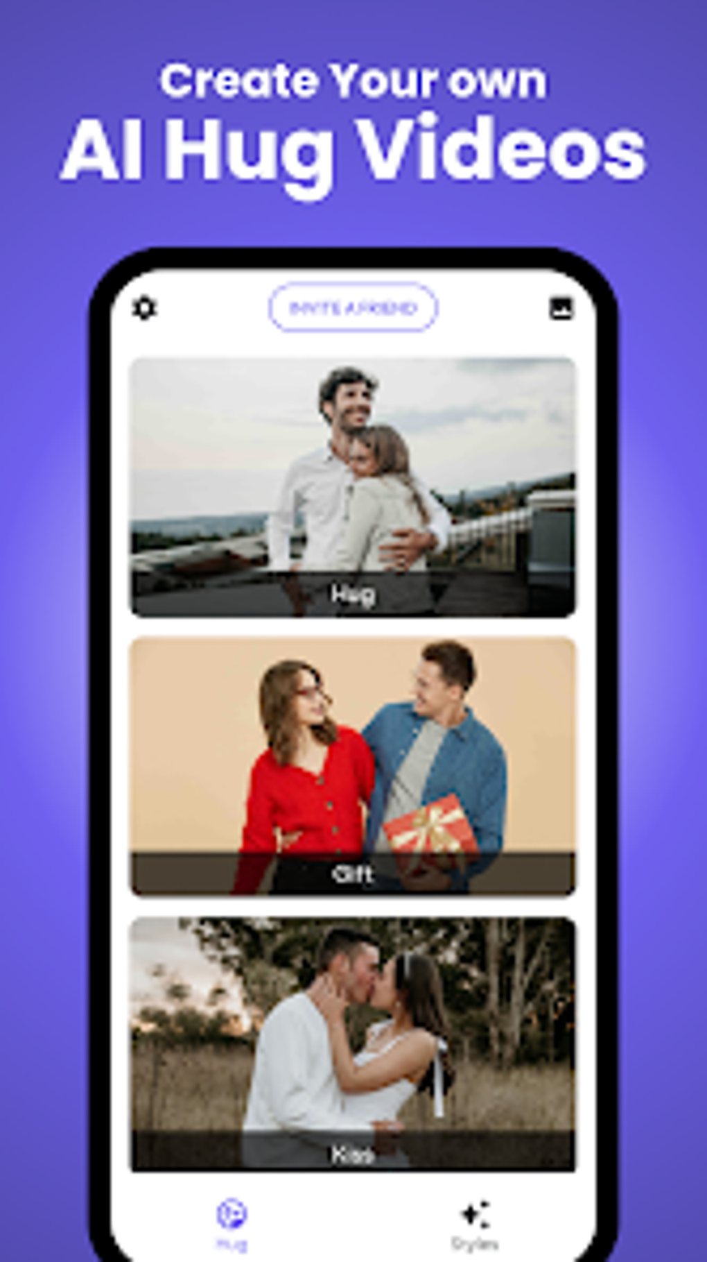 Huggable: AI Hug Video Maker สำหรับ Android - ดาวน์โหลด