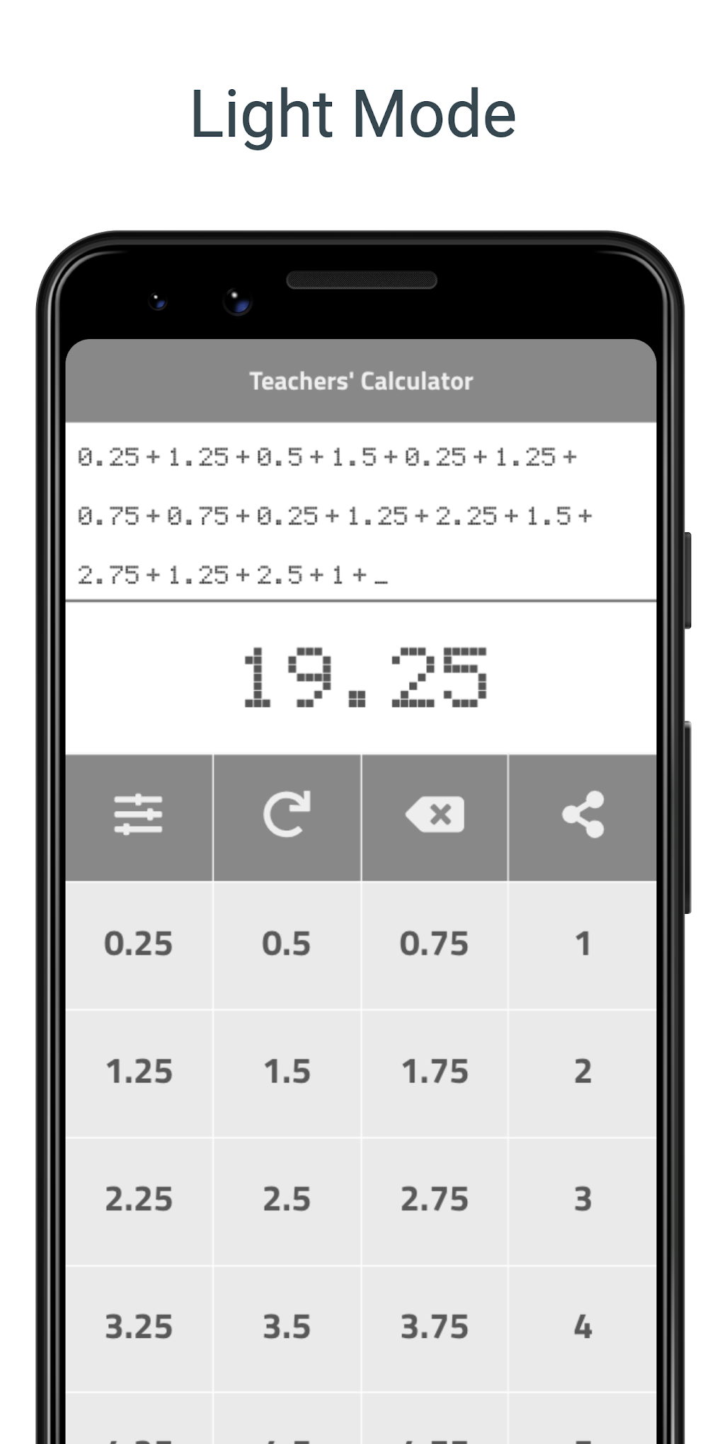Teachers calculator -Tests scores sum for grading for Android - Download