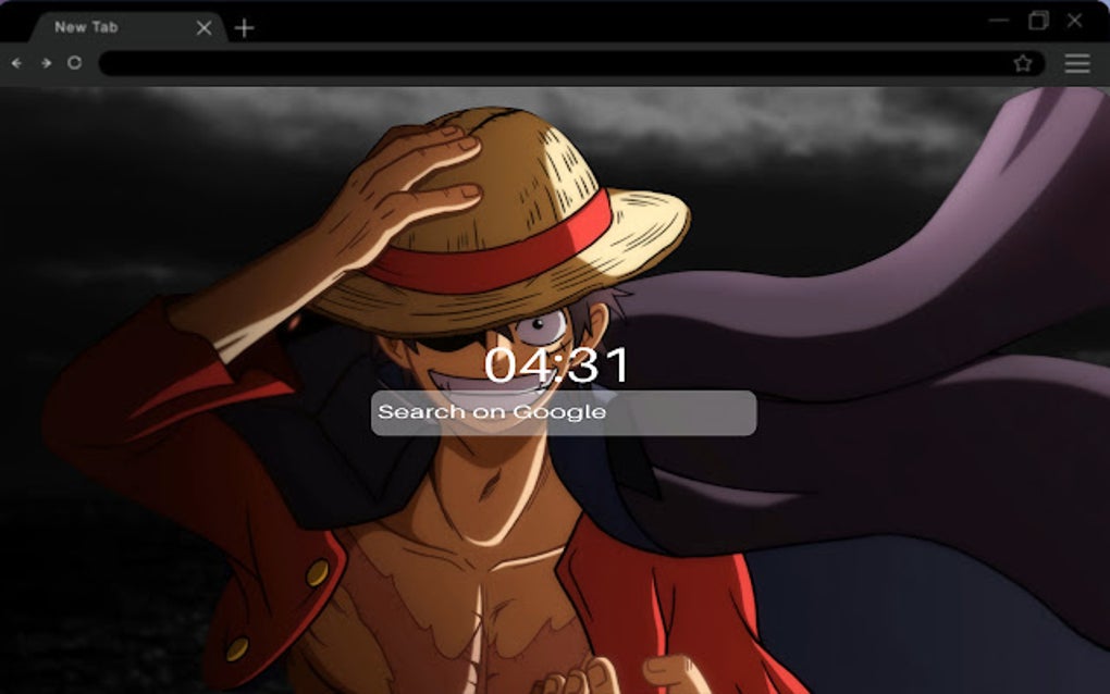 D. Luffy Smile: The Gaze of a Pirate King Live Wallpaper for Google Chrome - Extension Download