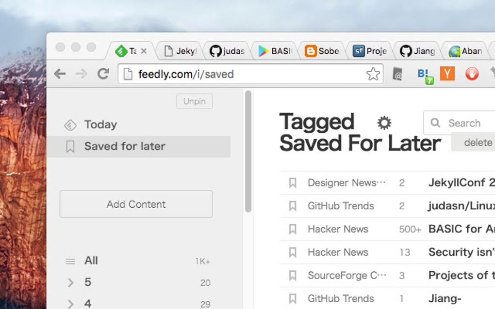 Feedly Star Opener for Google Chrome - Extension Download