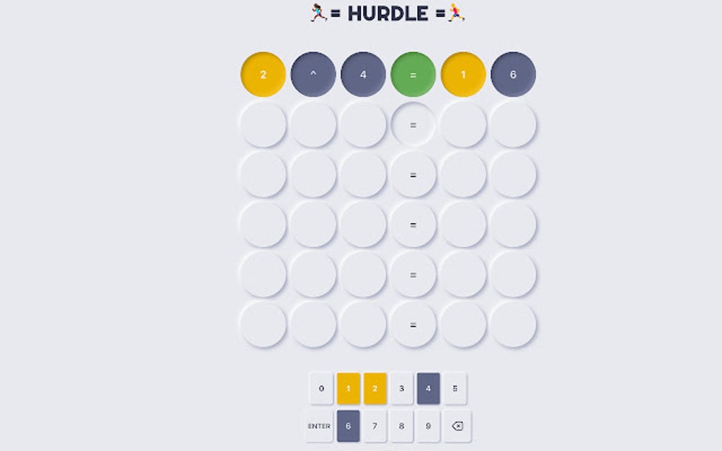 Hurdle Wordle Guess Math Number Puzzle game für Google Chrome ...