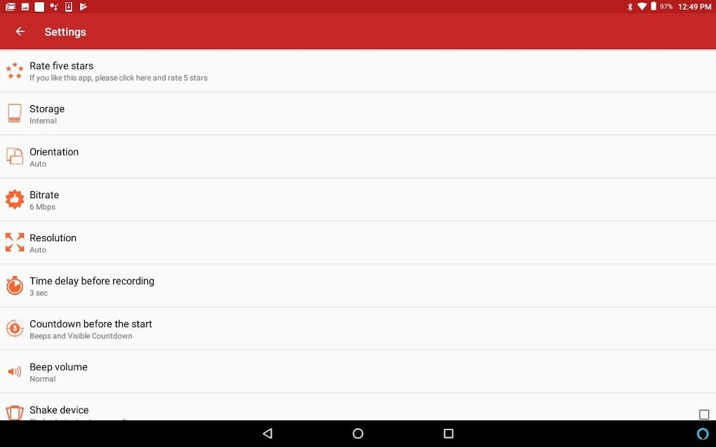 REC - Screen Video Recorder APK pour Android - Télécharger