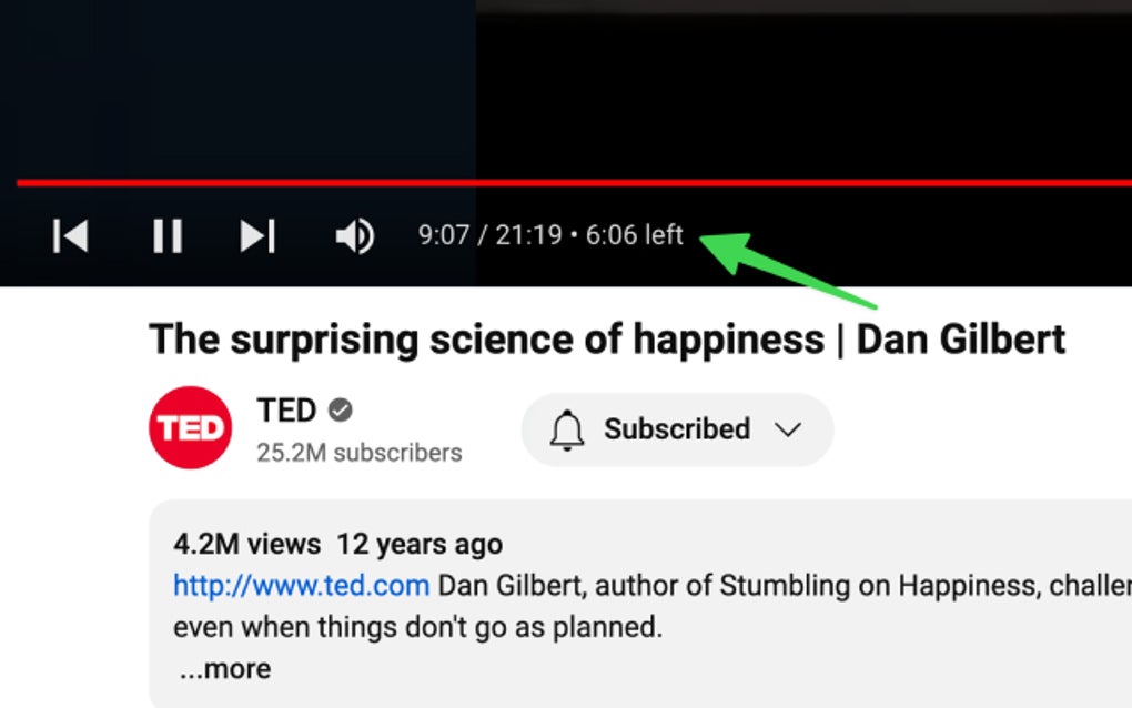 Youtube Time Remaining for Google Chrome - Extension Download