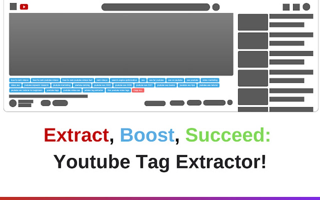 Youtube Tag Extractor for Google Chrome - Extension Download