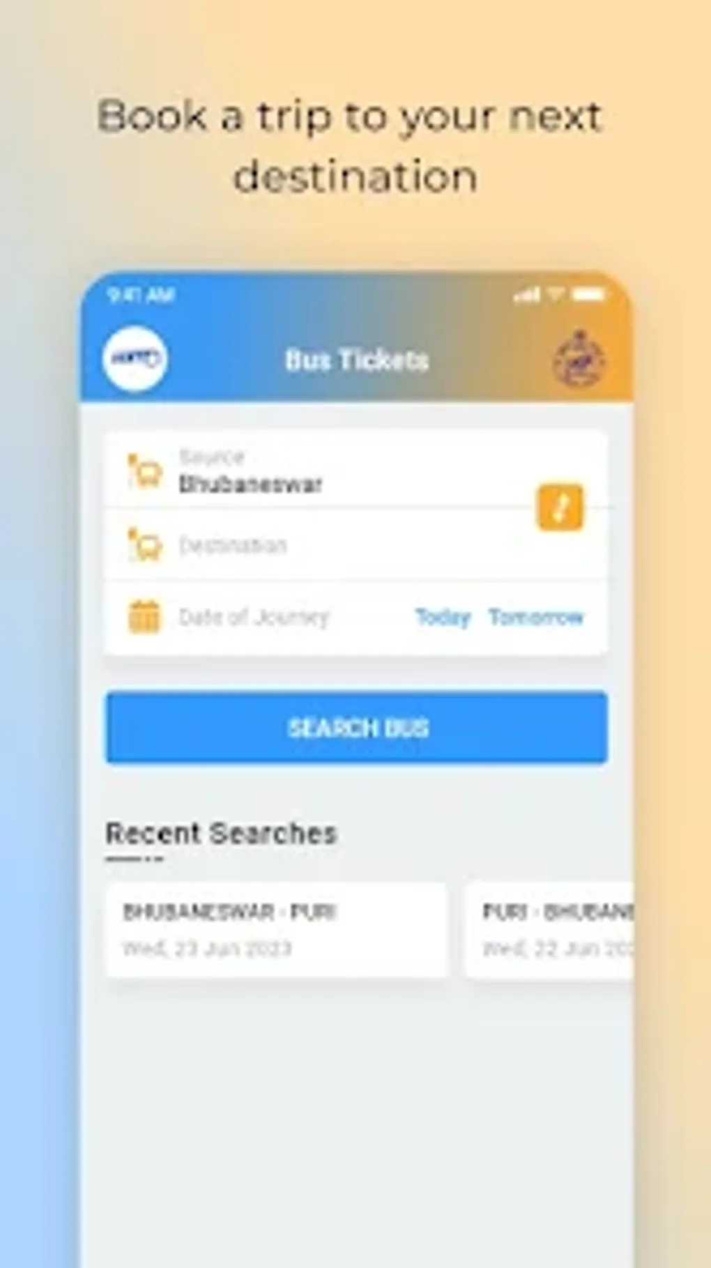 OSRTC Bus Booking for Android - Download